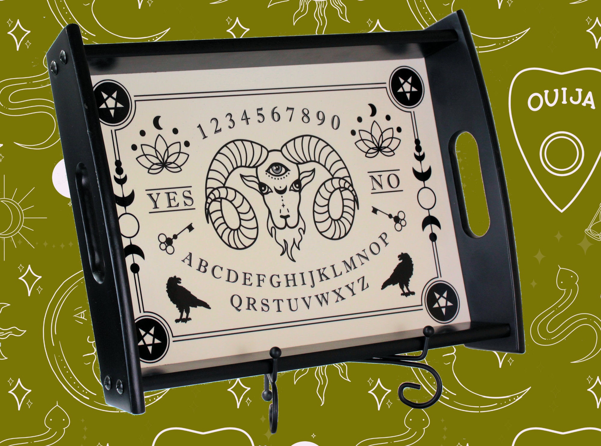 Ouija Board Black Serving Tray - Etsy