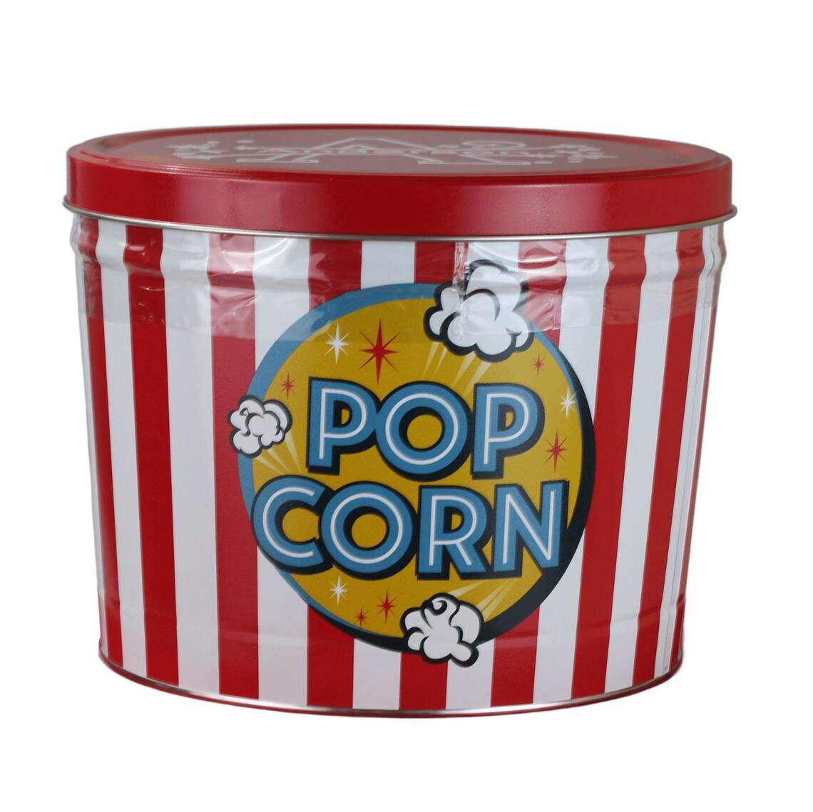Colorful 2 Gallon Popcorn Tin Family Size personalized - Etsy
