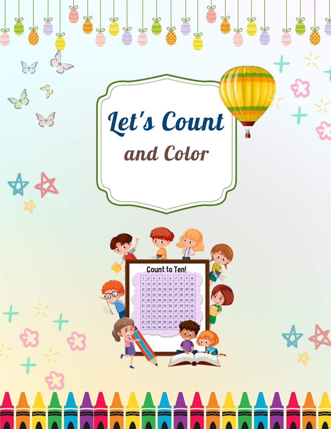 Let’s Count and Color Math Worksheets - Etsy