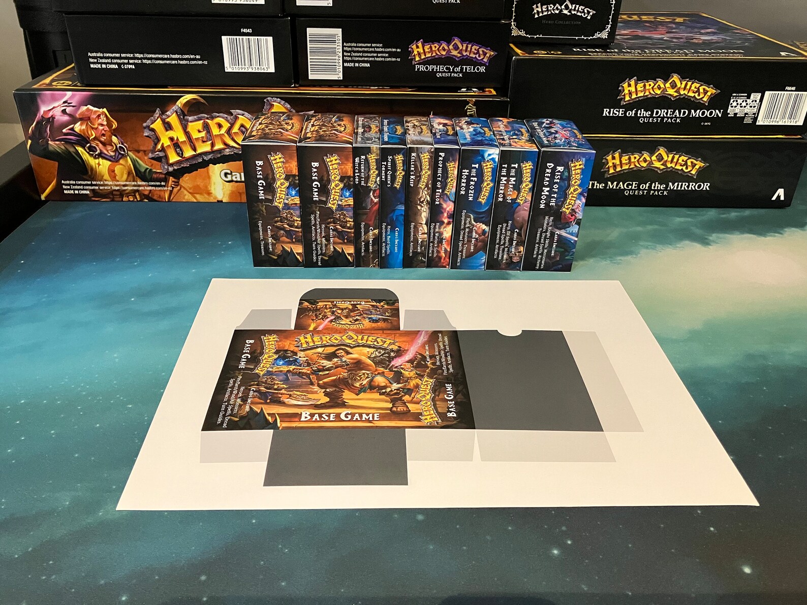 Heroquest Tuck Boxes for Base Game and All Expansions Playing Cards 9 ...