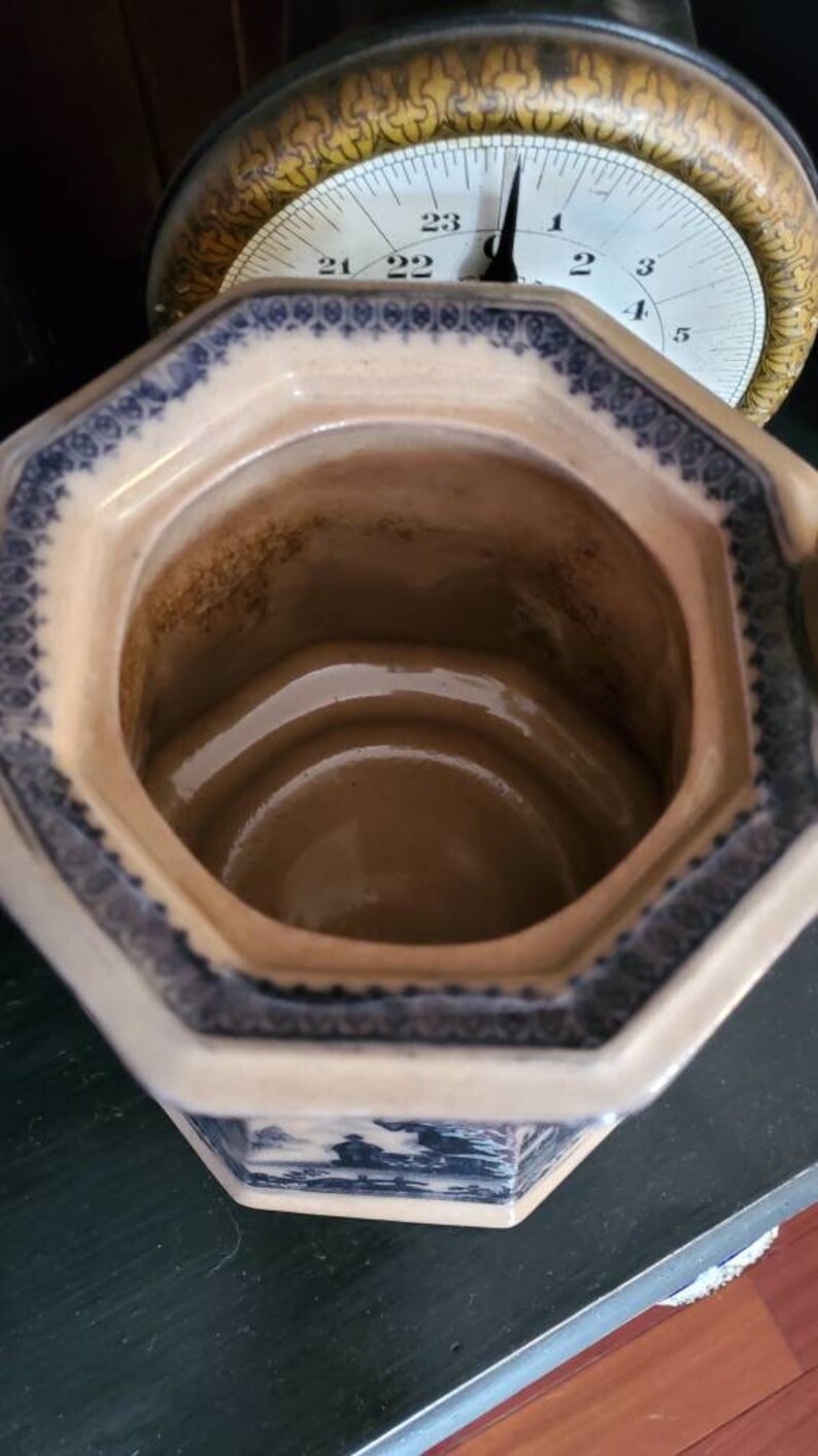 SALE ANTIQUE J Clementson Ironstone Tillenberg Pattern 10 Inch Tea Pot ...