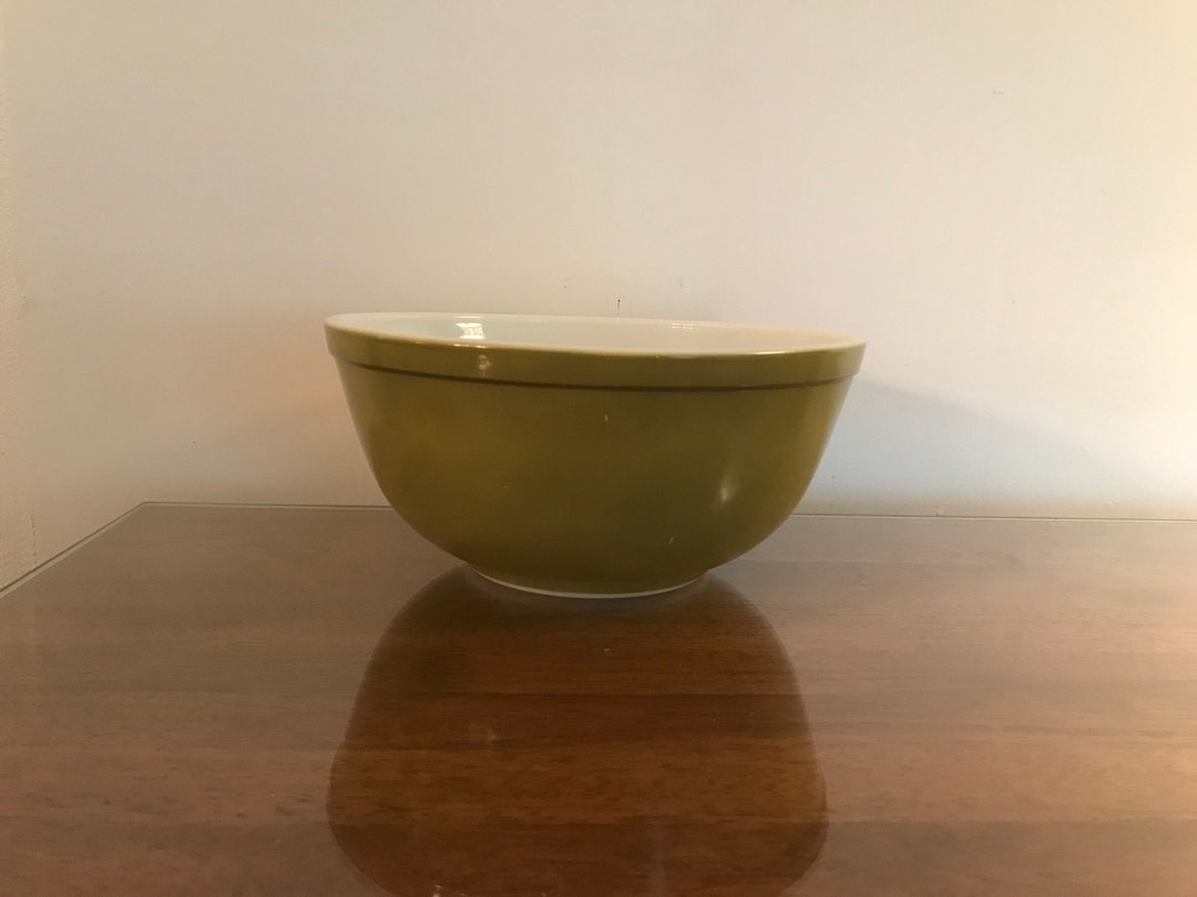 Vintage Verde Green PYREX Nesting Mixing Bowl 403 - Etsy