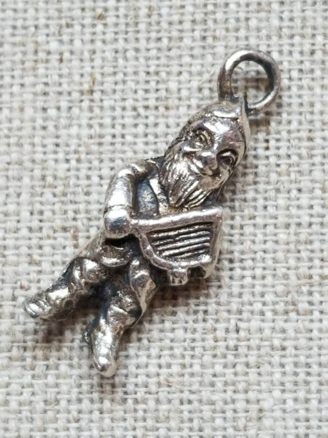 Antique Sterling Silver Leprechaun or Gnome Charm Dublin Ireland ...