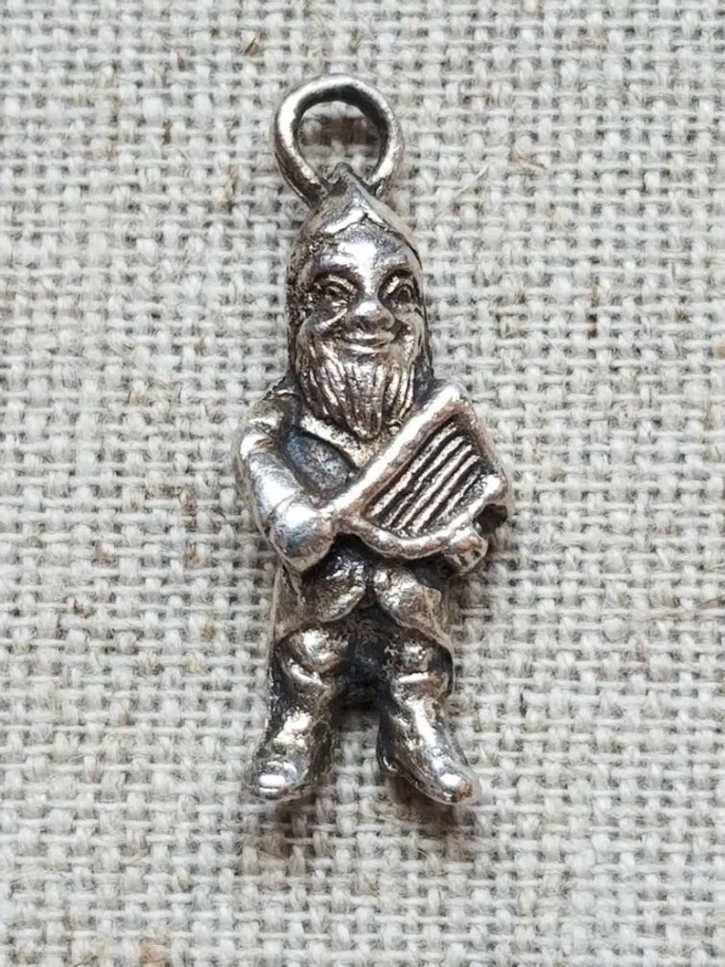 Antique Sterling Silver Leprechaun or Gnome Charm Dublin Ireland ...
