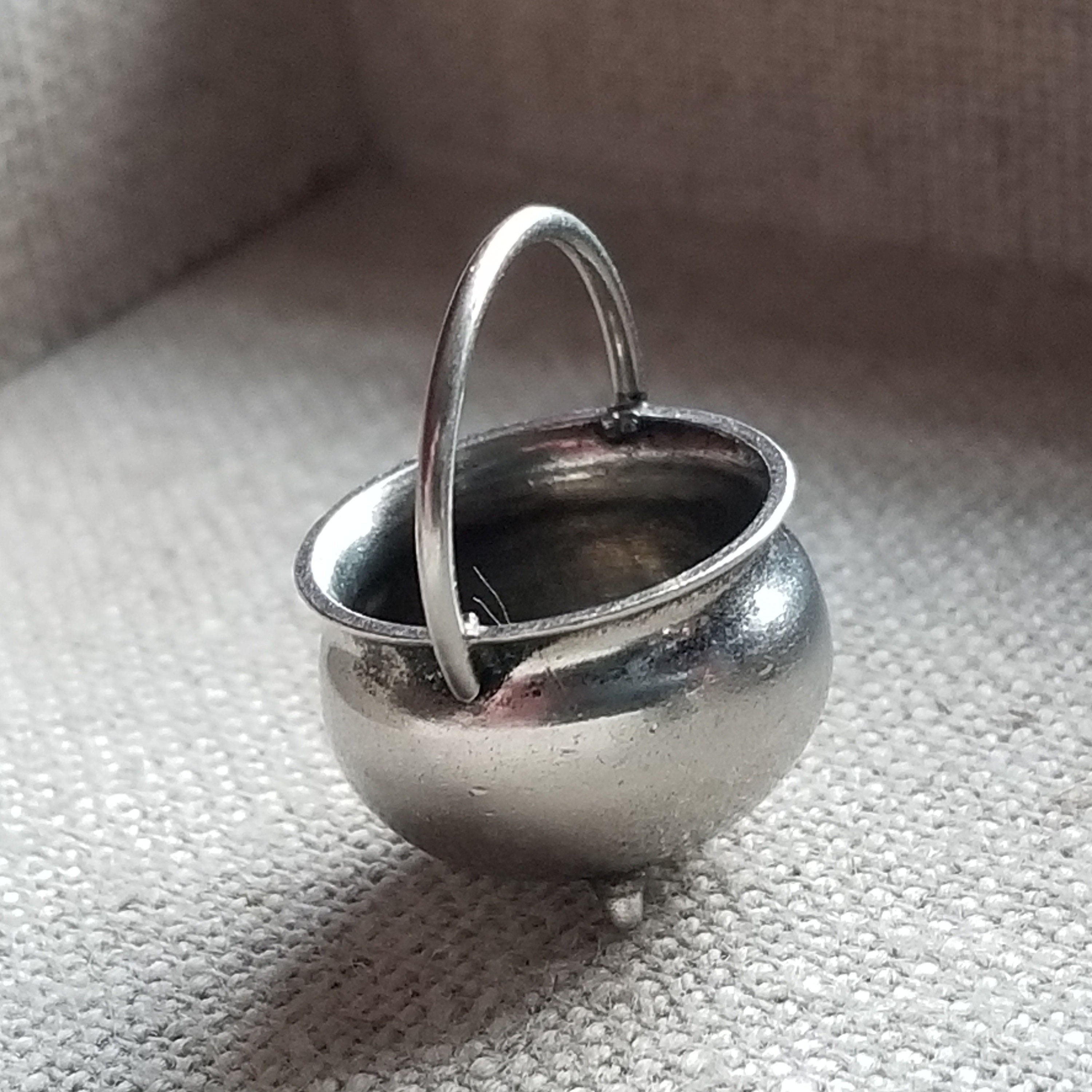 Vintage Sterling Silver Halloween Witch Cauldron Cooking Pot Charm - Etsy