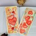 Two Bookmarks Hearts - Original Watercolor Bookmarks - Heart Hand ...