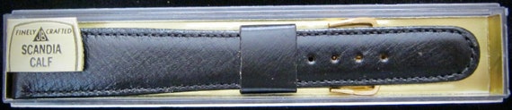 Handsome Rare 1960's NOS Vintage 'Scandia Calf' Watch… - Gem