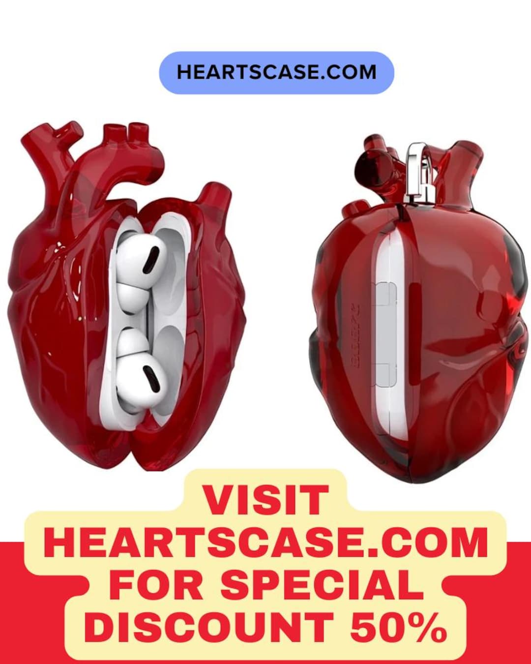 Anatomical Heartcase Liquid Silicone Airpods Case - Etsy