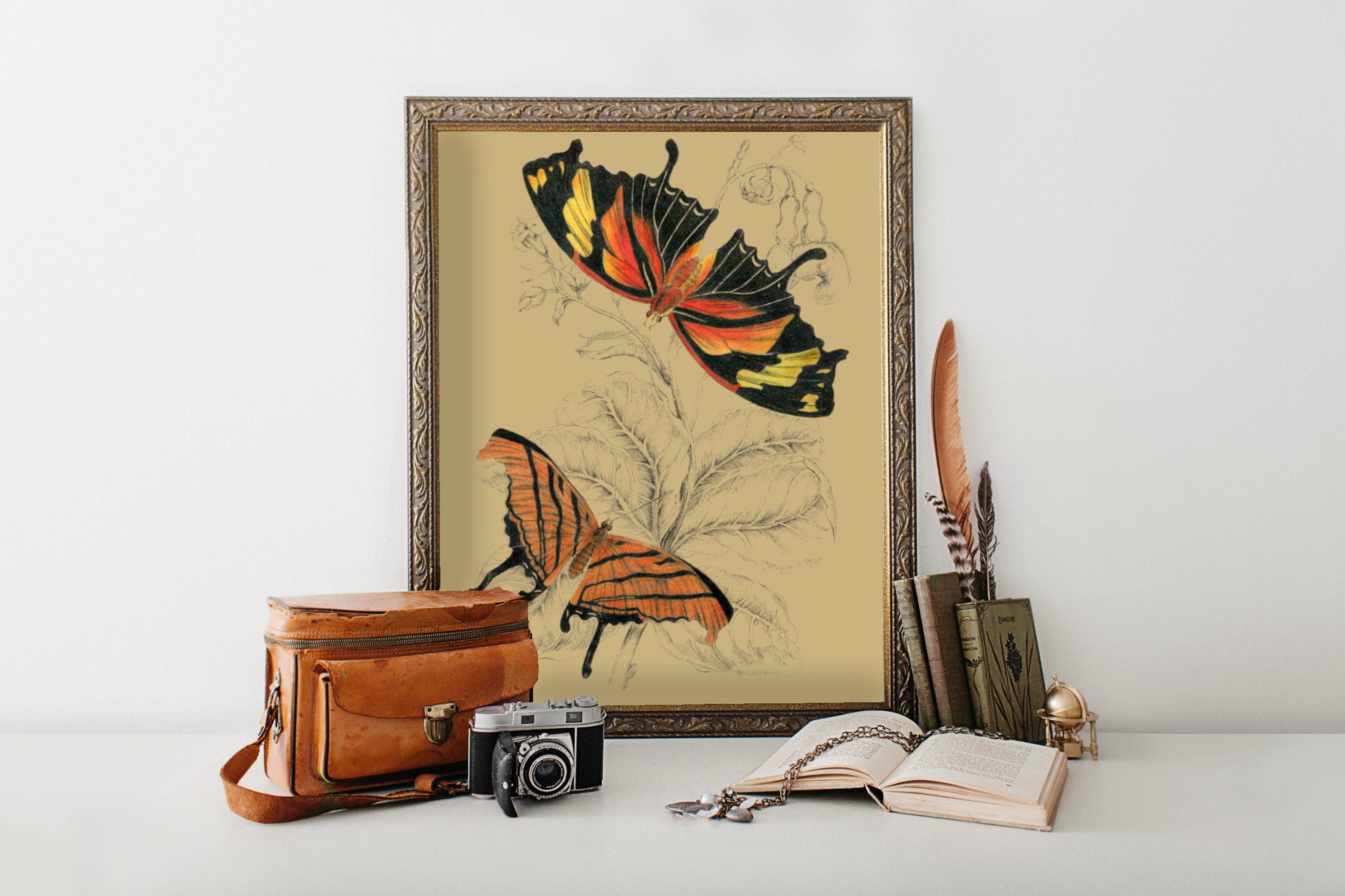 Cottagecore Butterfly Giclee Art Print Cottagecore Wall - Etsy Canada