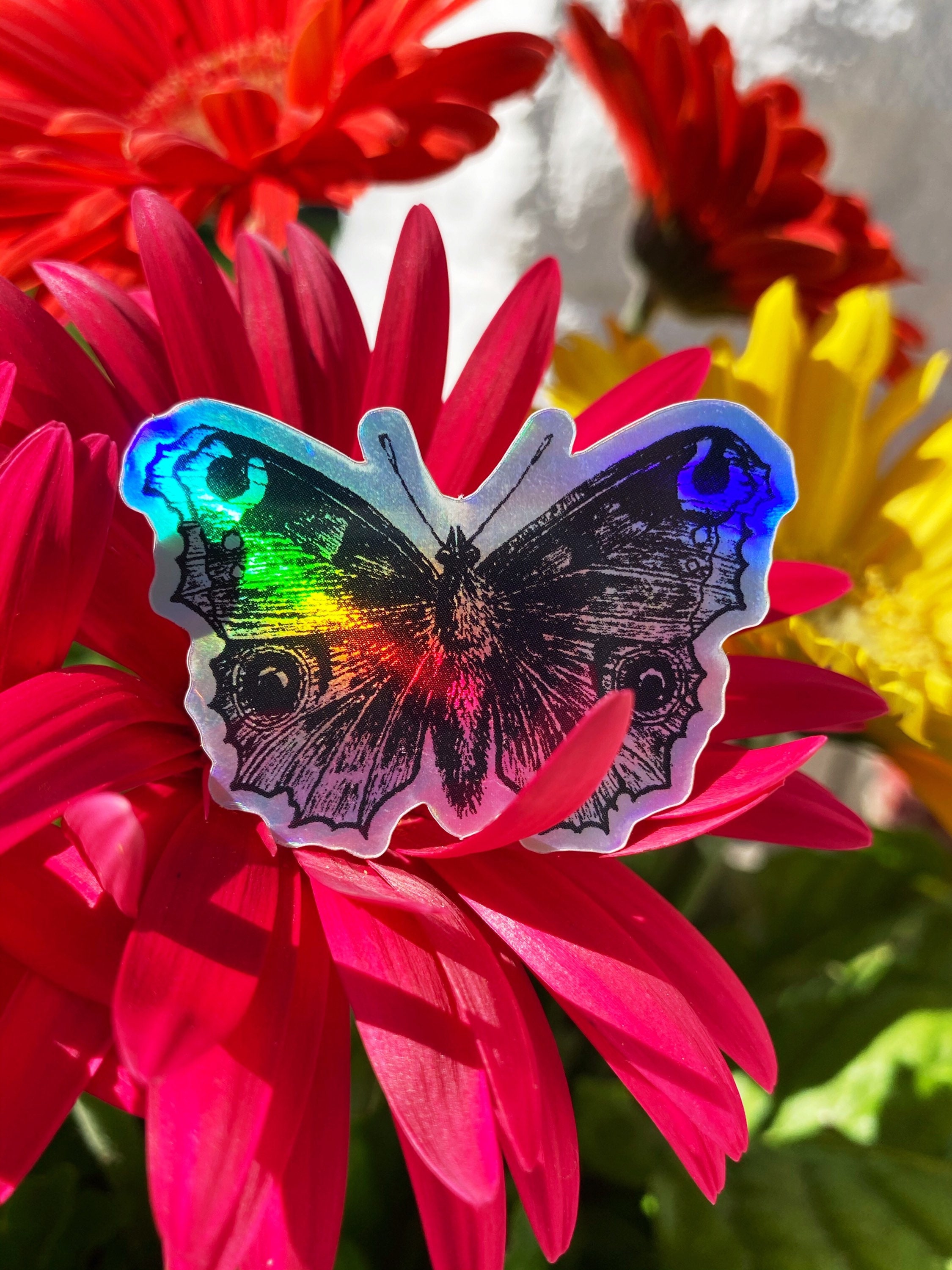 Mini Holographic Butterfly Sticker: Nature Lover Gift - Etsy