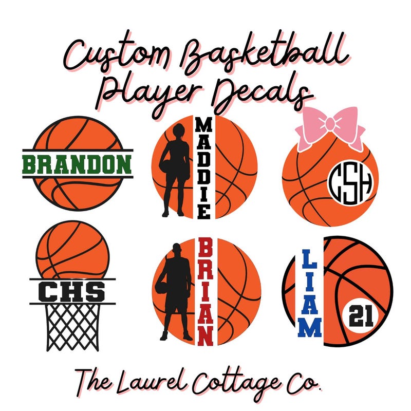 Basketball Stickers - Etsy