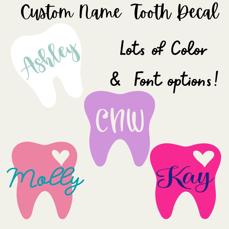 Tooth Decal - Etsy