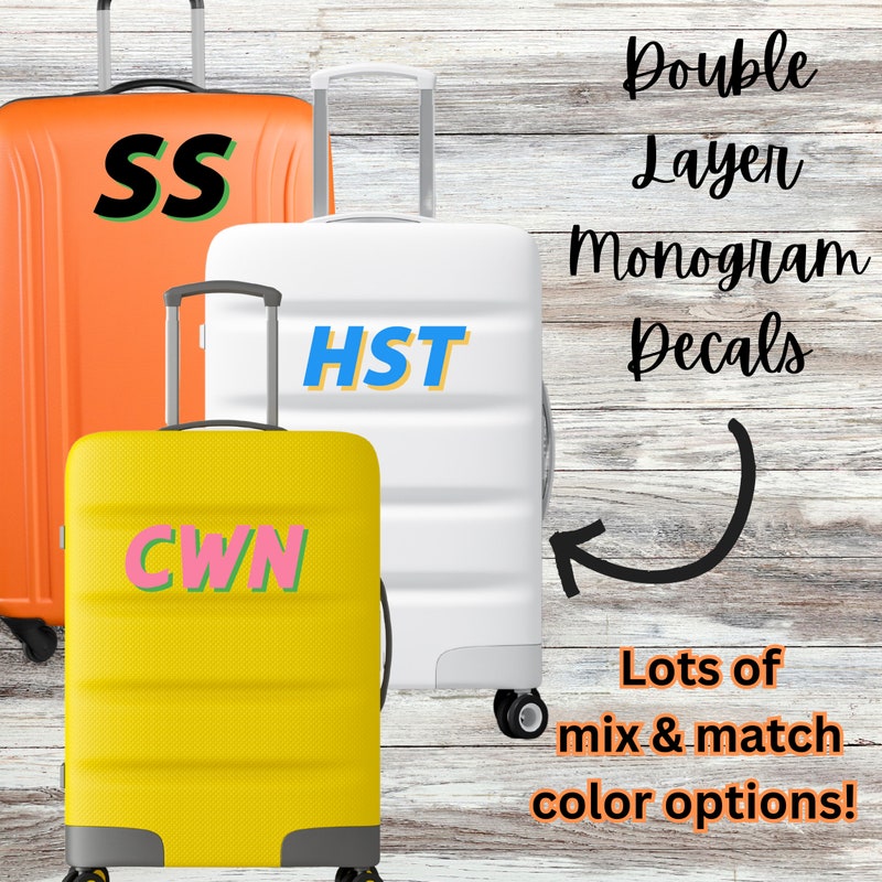 Luggage Decals - Etsy