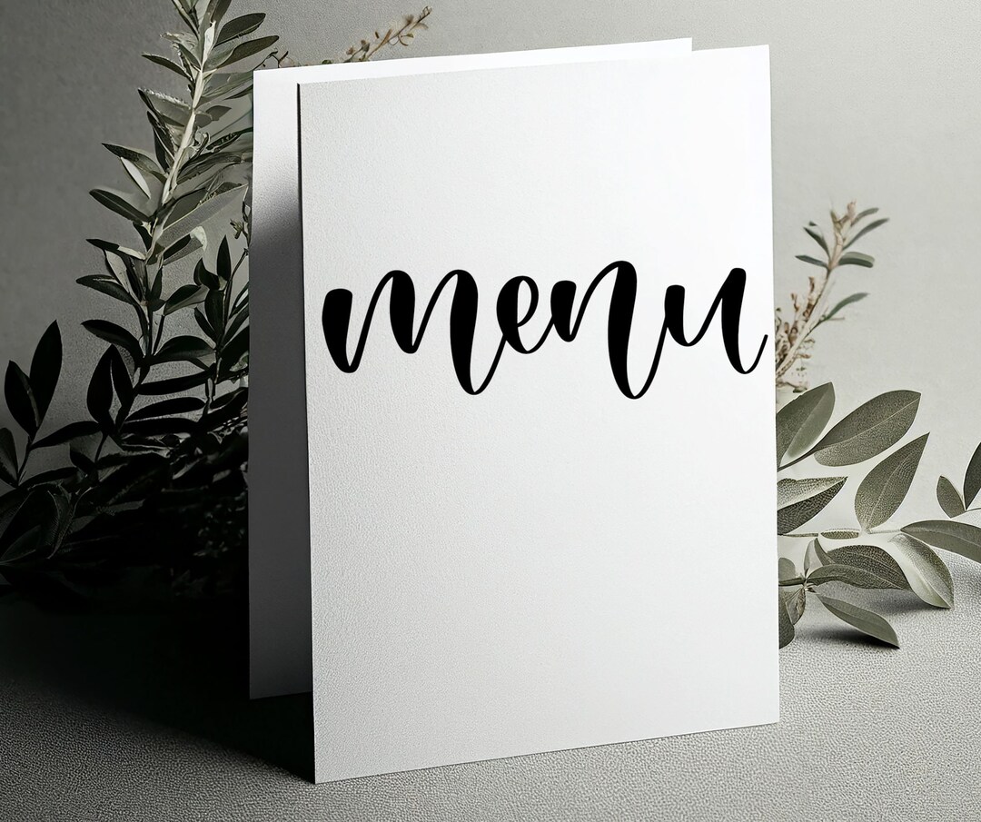 Menu Board Vinyl Decal Weekly Meal Planning MENU Sticker Kitchen Label ...