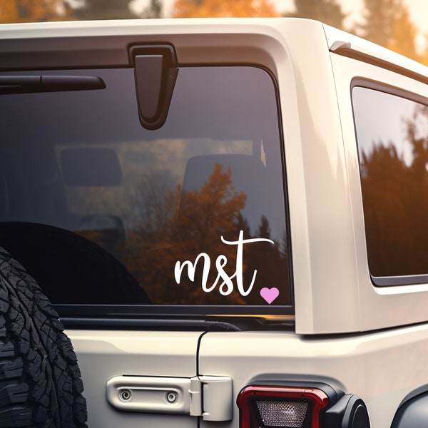 Monogram Car Decal - Etsy