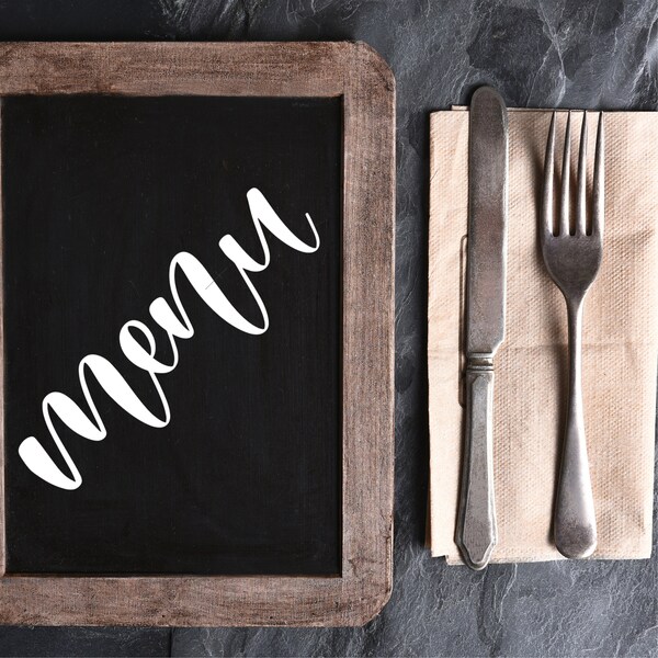 Menu Board - Etsy