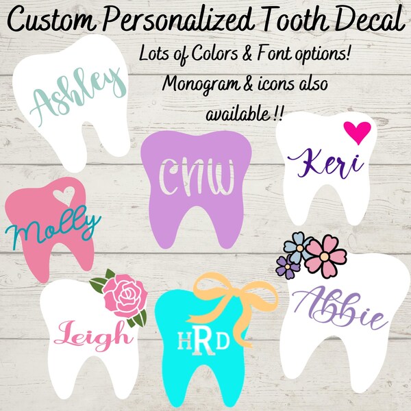 Tooth Decal - Etsy