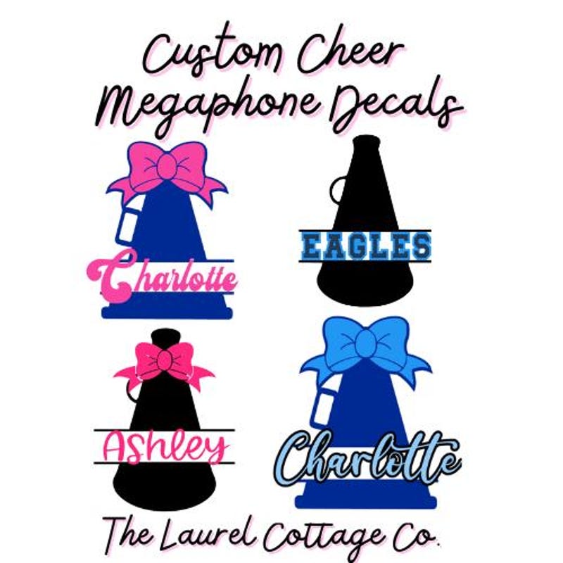 Cheerleader Decal - Etsy