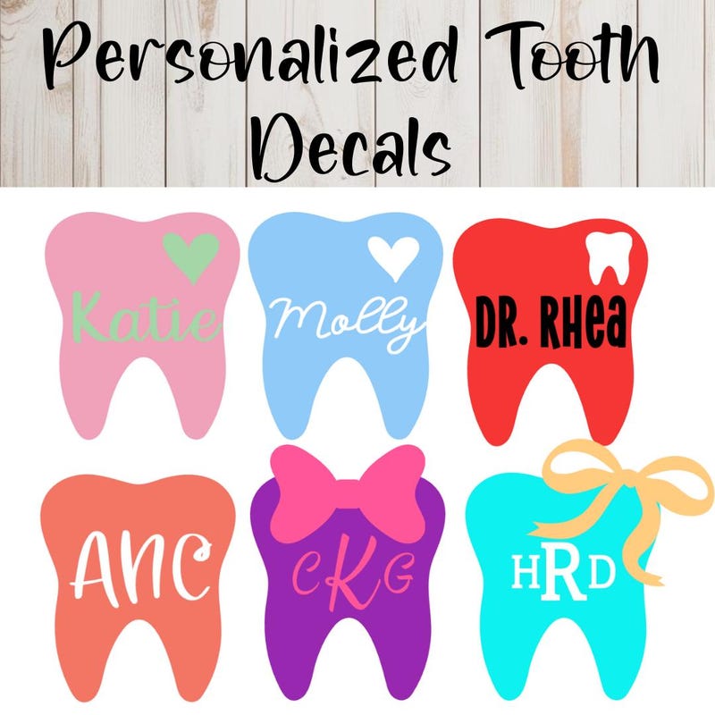 Tooth Decal - Etsy