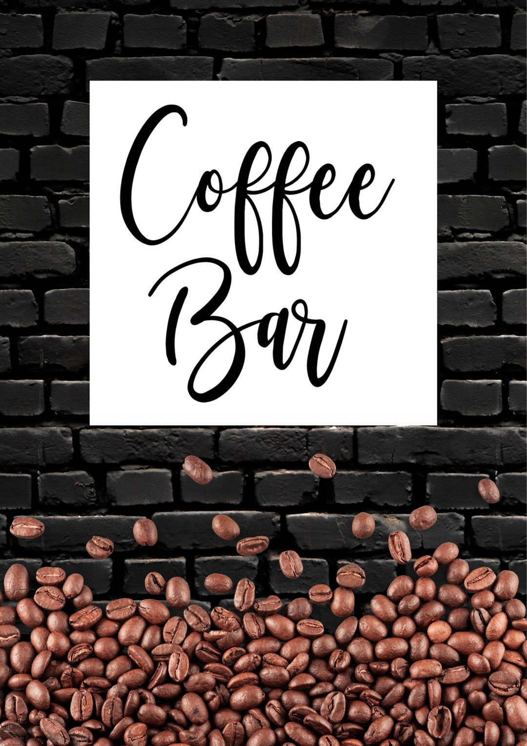Coffee Bar Vinyl Decal for Sign | Wedding Coffee Bar Sticker | Home ...