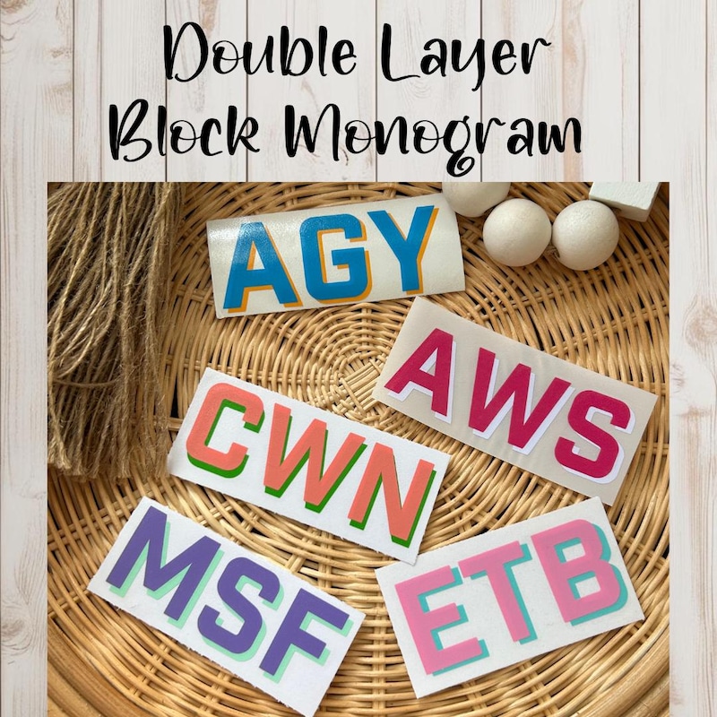 Layered Vinyl Decal - Etsy
