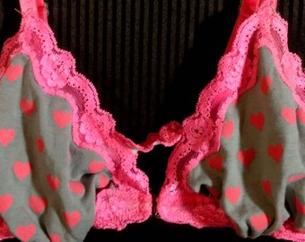 Heart Bra | Etsy