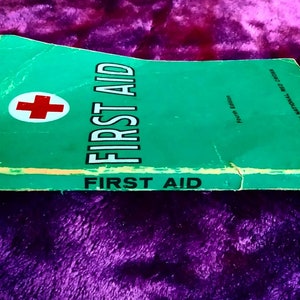 Red Cross First Aid Book From 1957 - Etsy