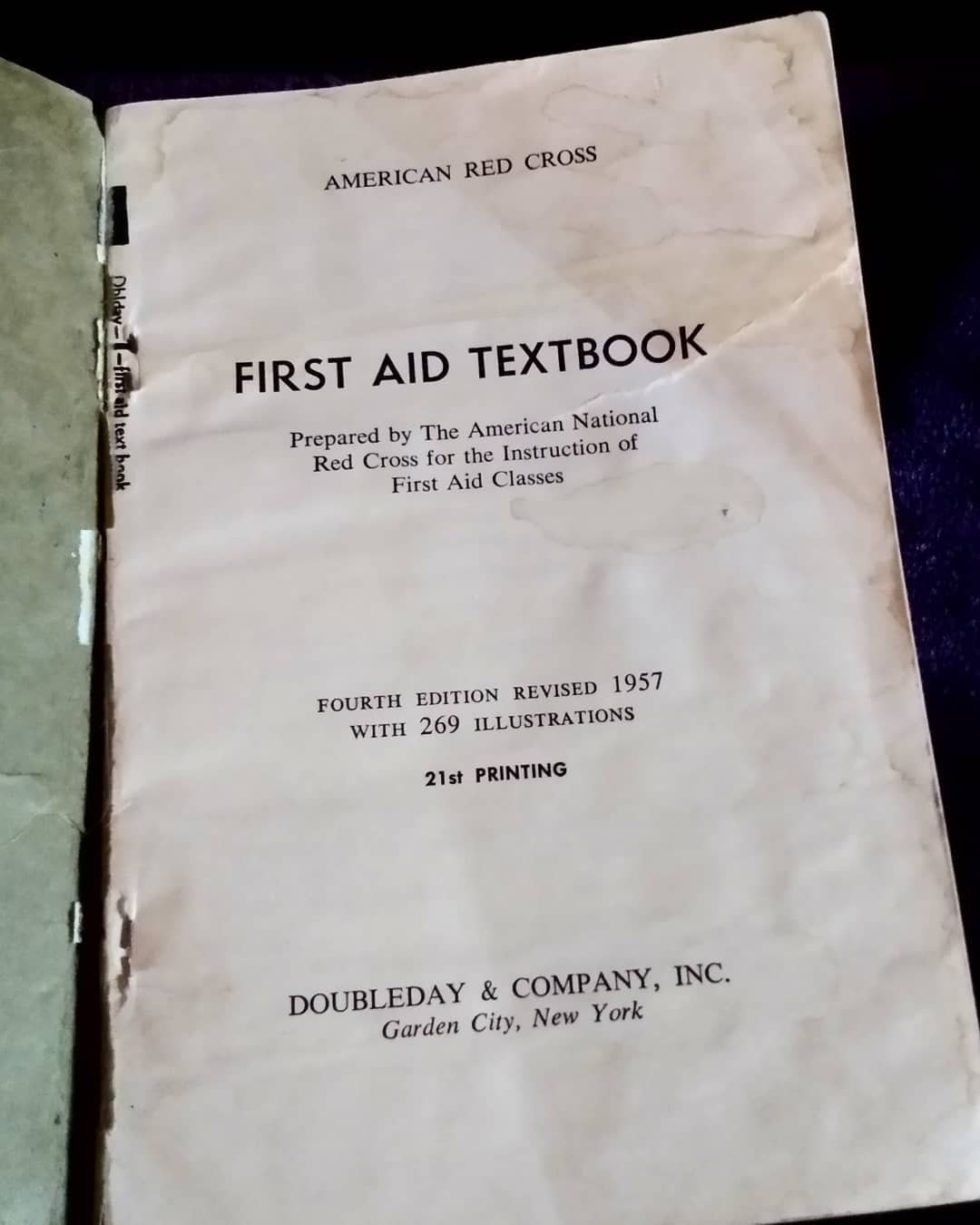 Red Cross First Aid Book From 1957 - Etsy