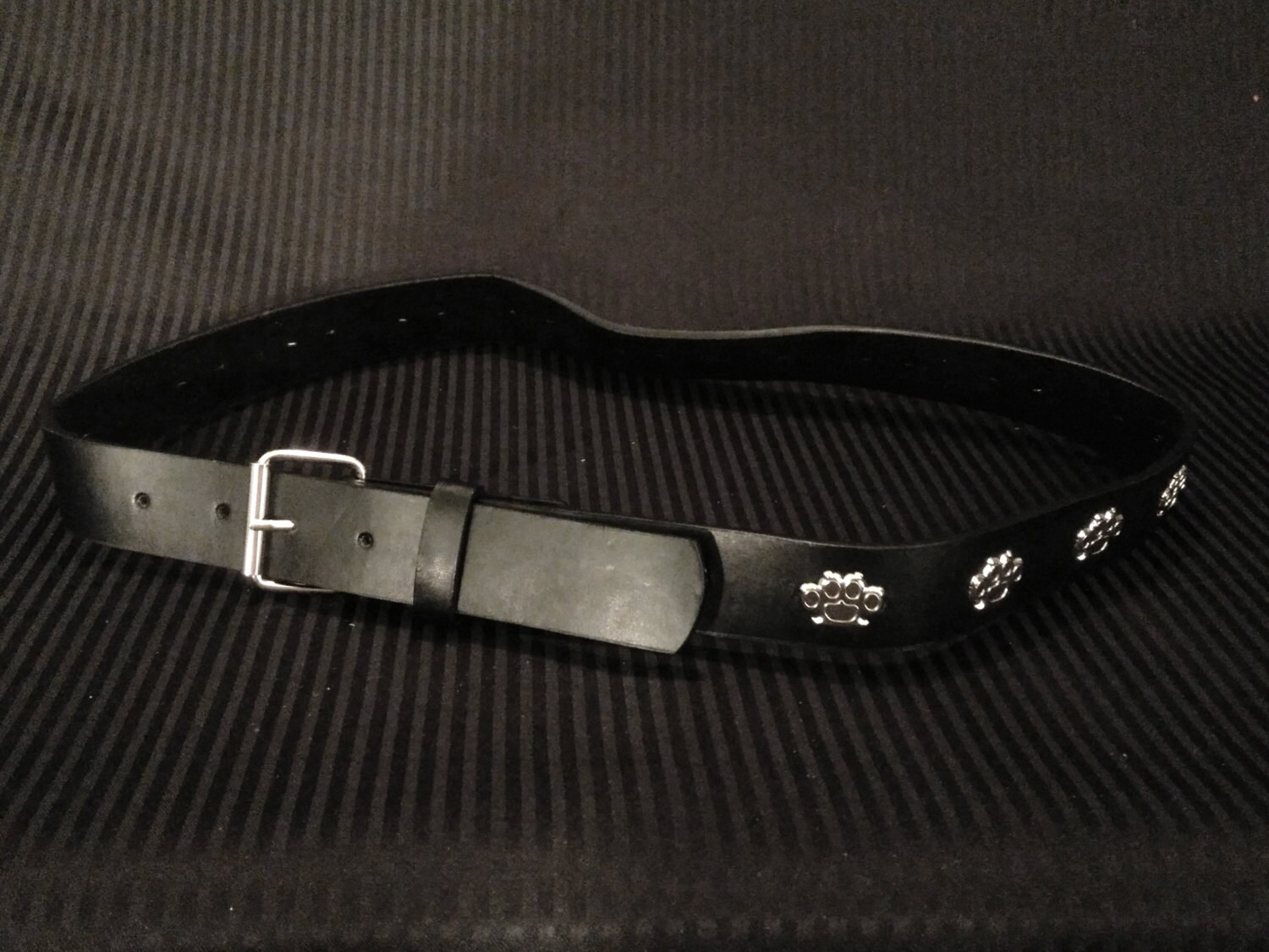 Brass Knuckle Stud Belt - Etsy