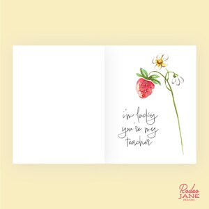 Printable Teacher Appreciation Greeting Card - Etsy