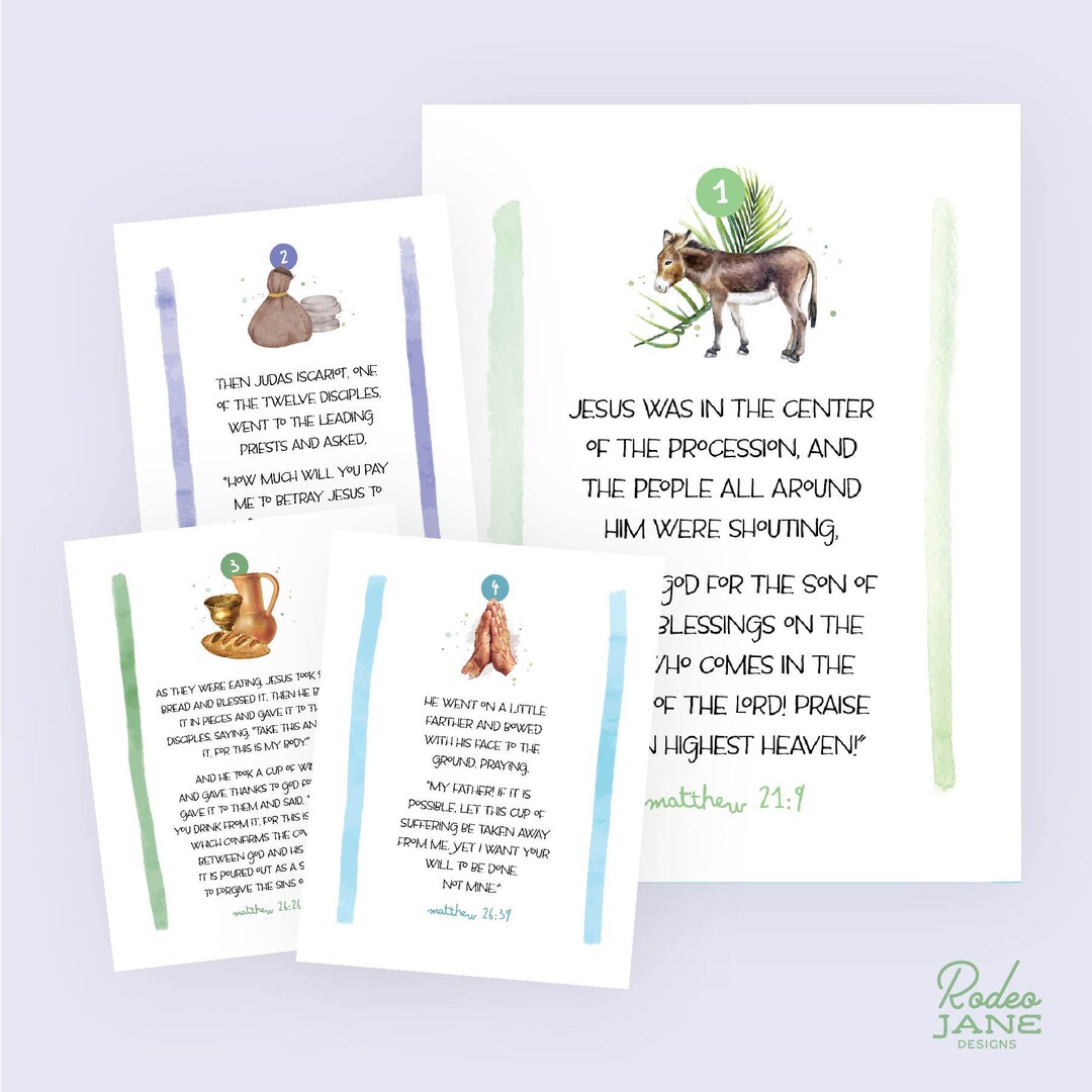 Printable Easter Resurrection Egg Cards | Digital Download - Etsy