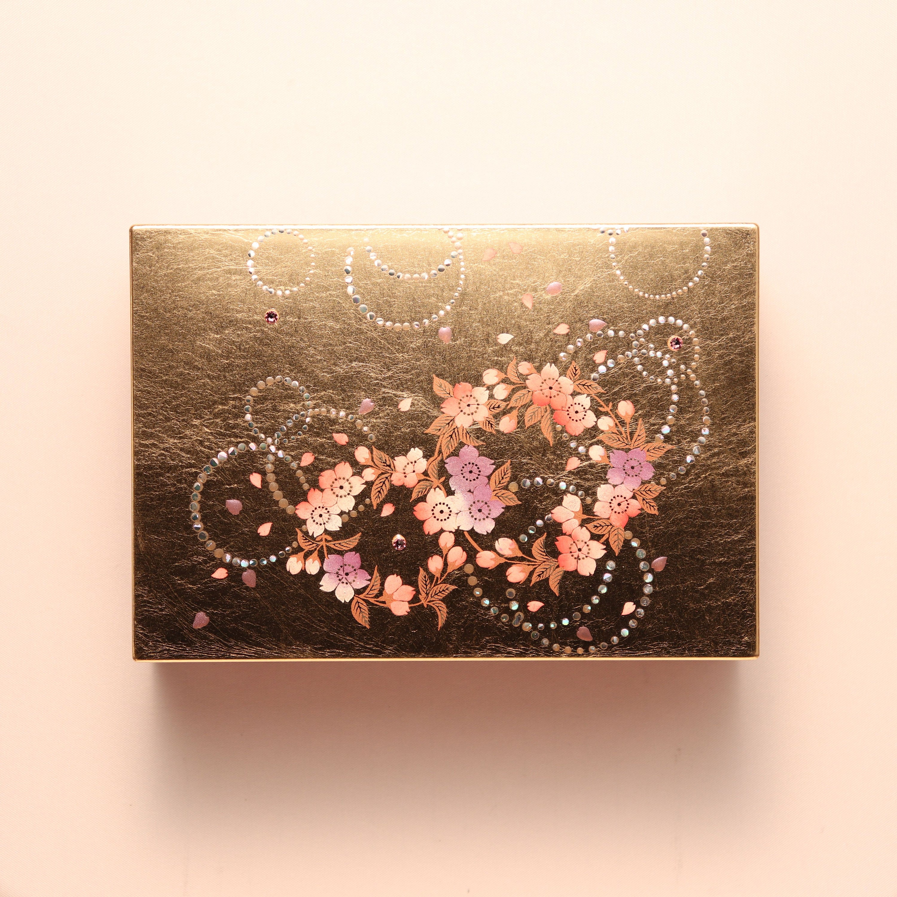 Jewelry Box Japan Traditional Crafts "maki-e" Lacquer Decoration Karin ...