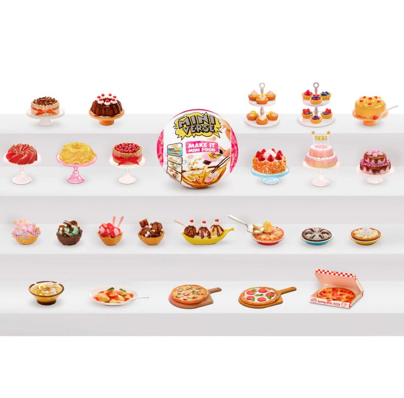 Mga's Miniverse Make It Mini Food Diner Series 2 Mini Resin Food Tiny ...