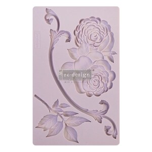 Victorian Rose Decor Mould Redesign With Prima Mold Furniture Flip Art ...