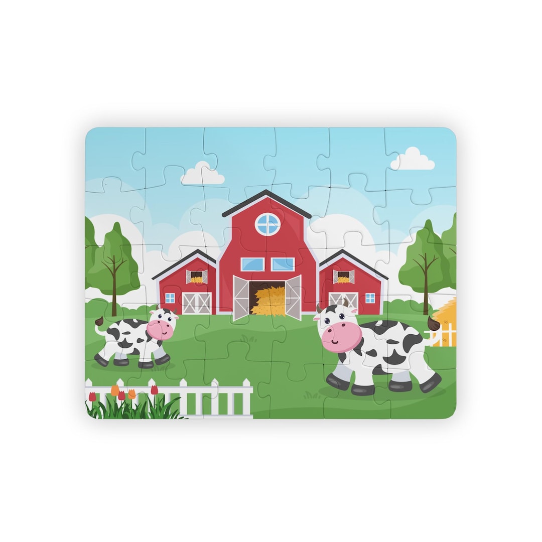 Kids' Puzzle - Barn, 30-piece - Etsy