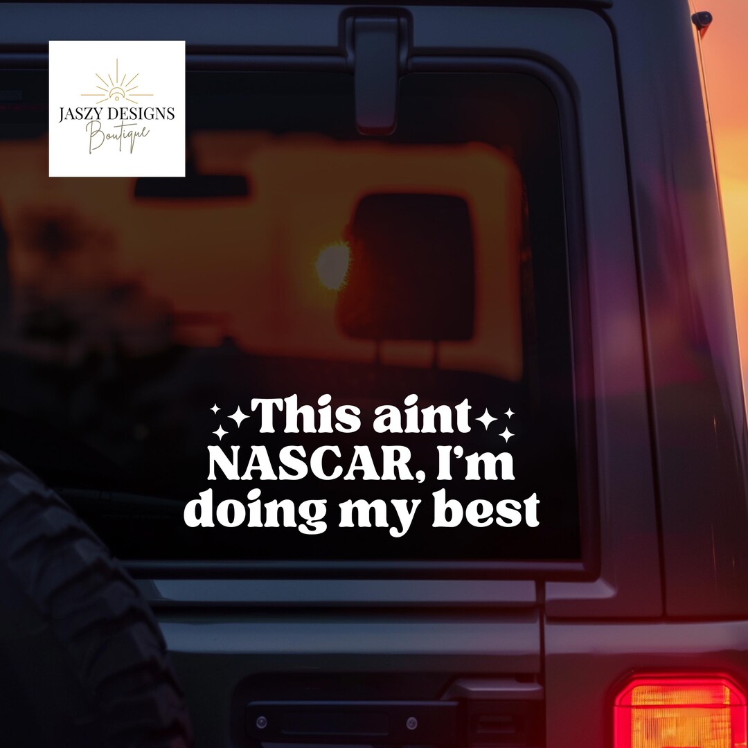 Funny Car Decal: Sassy Slow Driver Bumper Sticker - Etsy