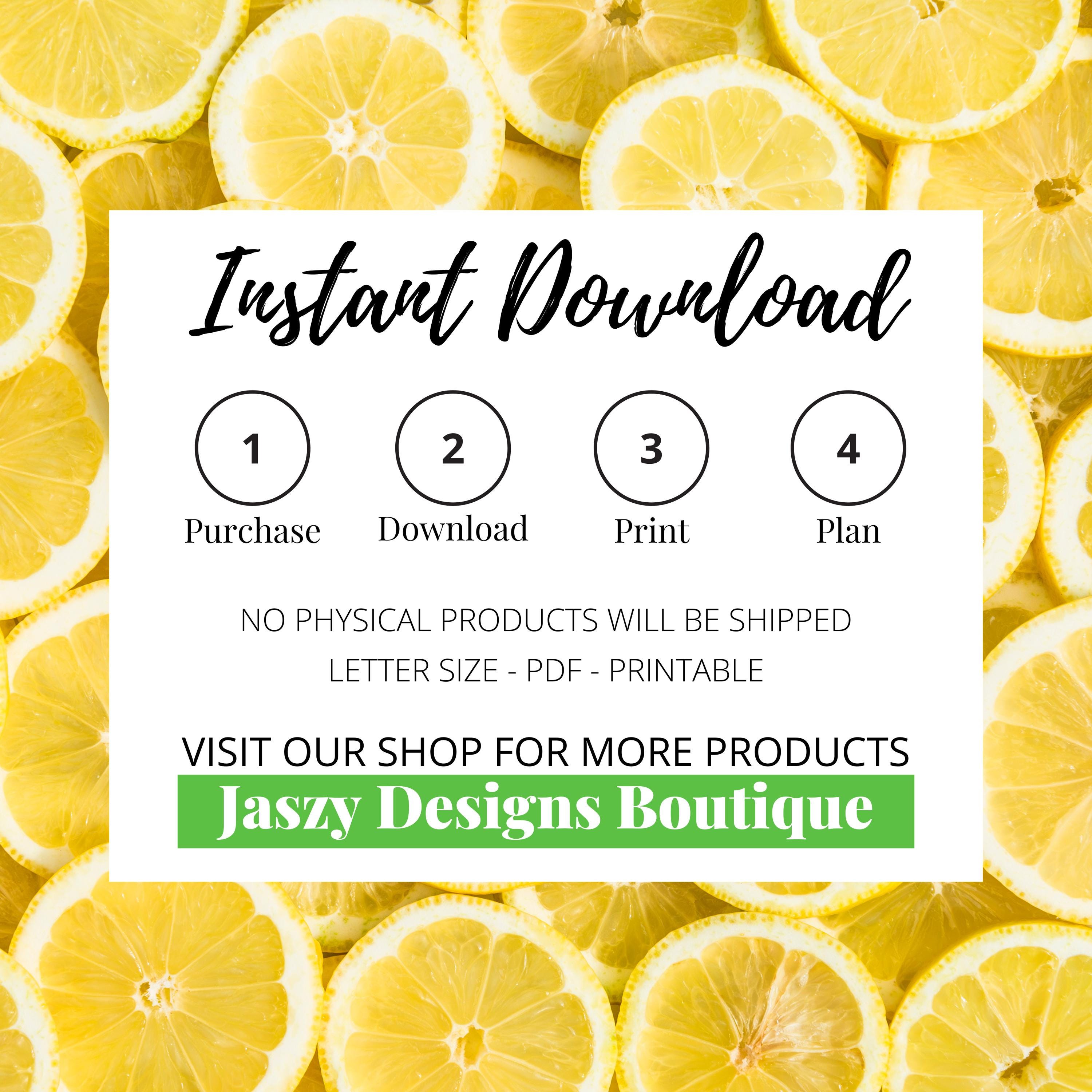 Lemonade Stand Business Plan: DIY Marketing Signs Bundle (PDF) - Etsy