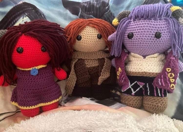 Critical Role Inspired Mollymauk Doll Crochet PDF PATTERN ONLY - Etsy
