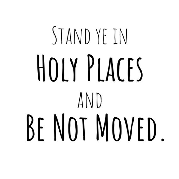 Holy Place Quotes