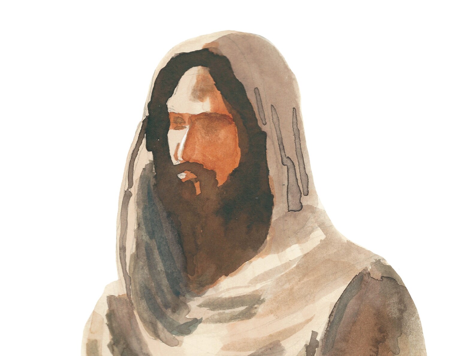 Painting of Christ PRINTABLE DIGITAL DOWNLOAD of Christ | Etsy