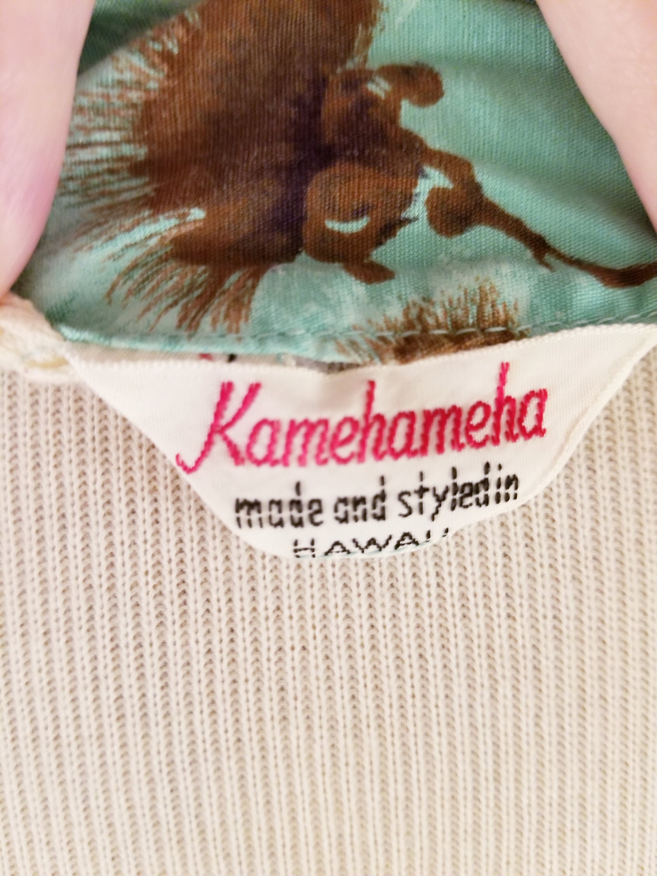 50's Vintage Women's Pale Green Kamehameha Hawaiian 34-34-36 - Etsy