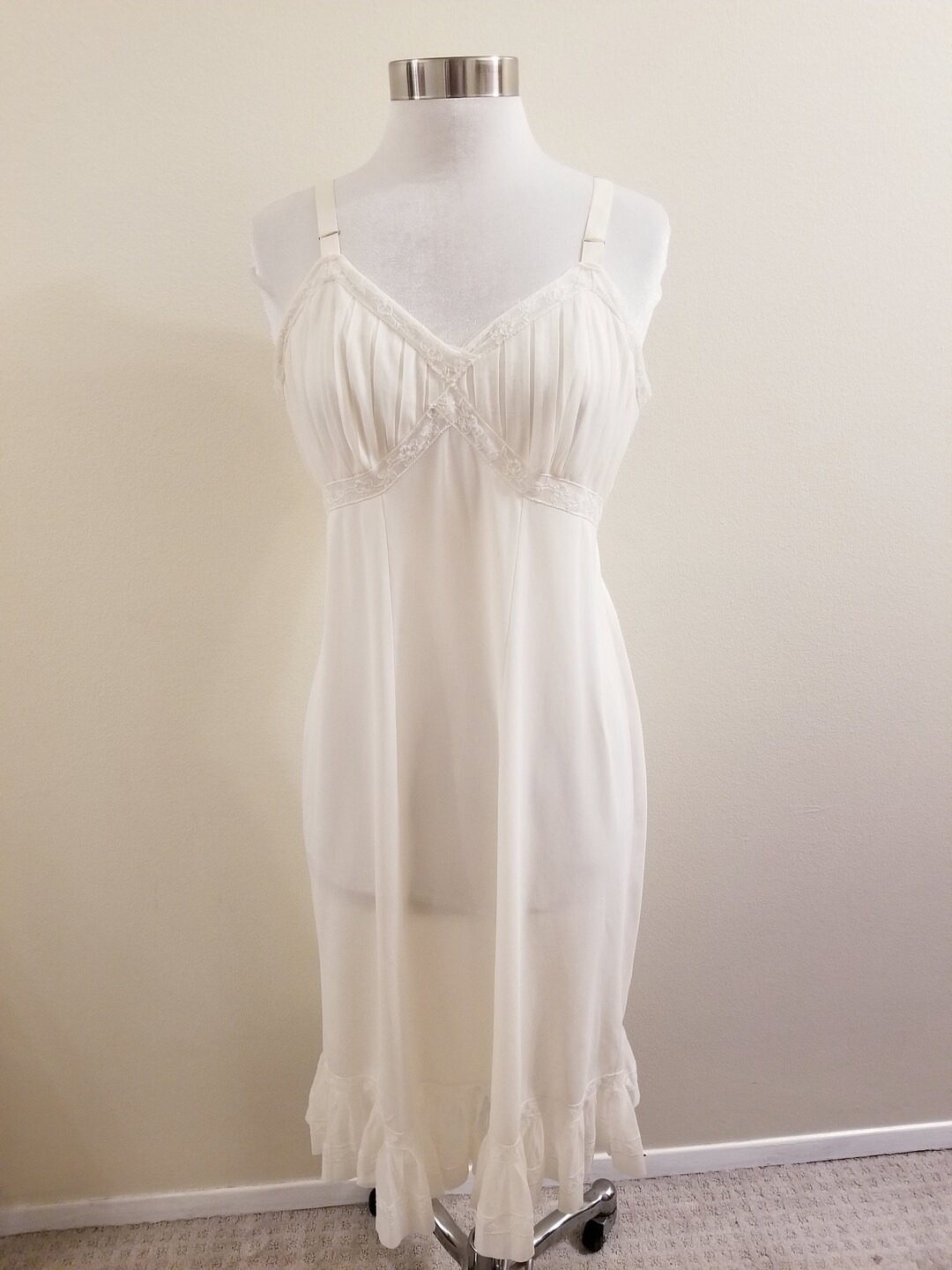 60s Vintage Rogers Full Slip Size 40 - Etsy