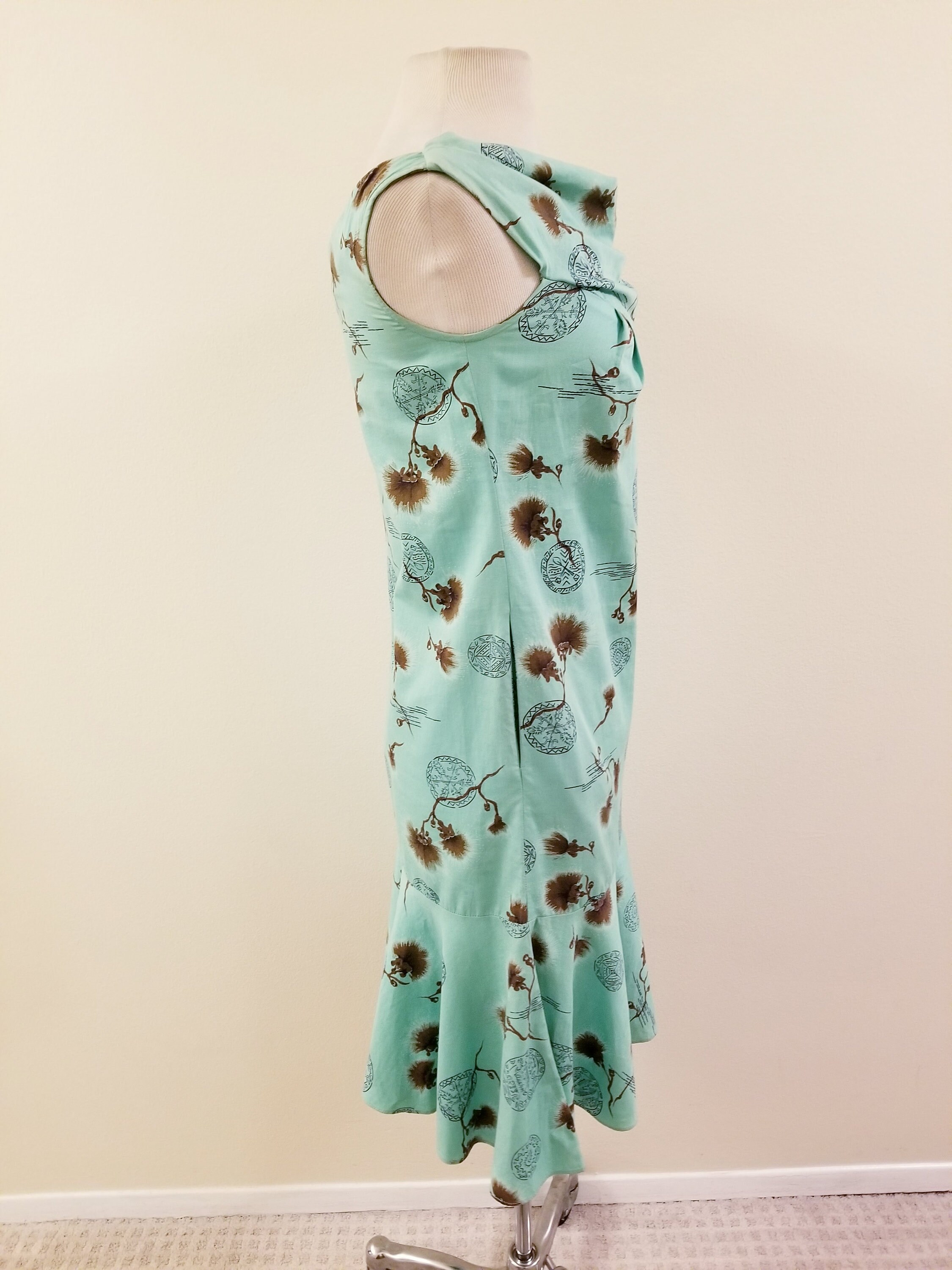 50's Vintage Women's Pale Green Kamehameha Hawaiian 34-34-36 - Etsy