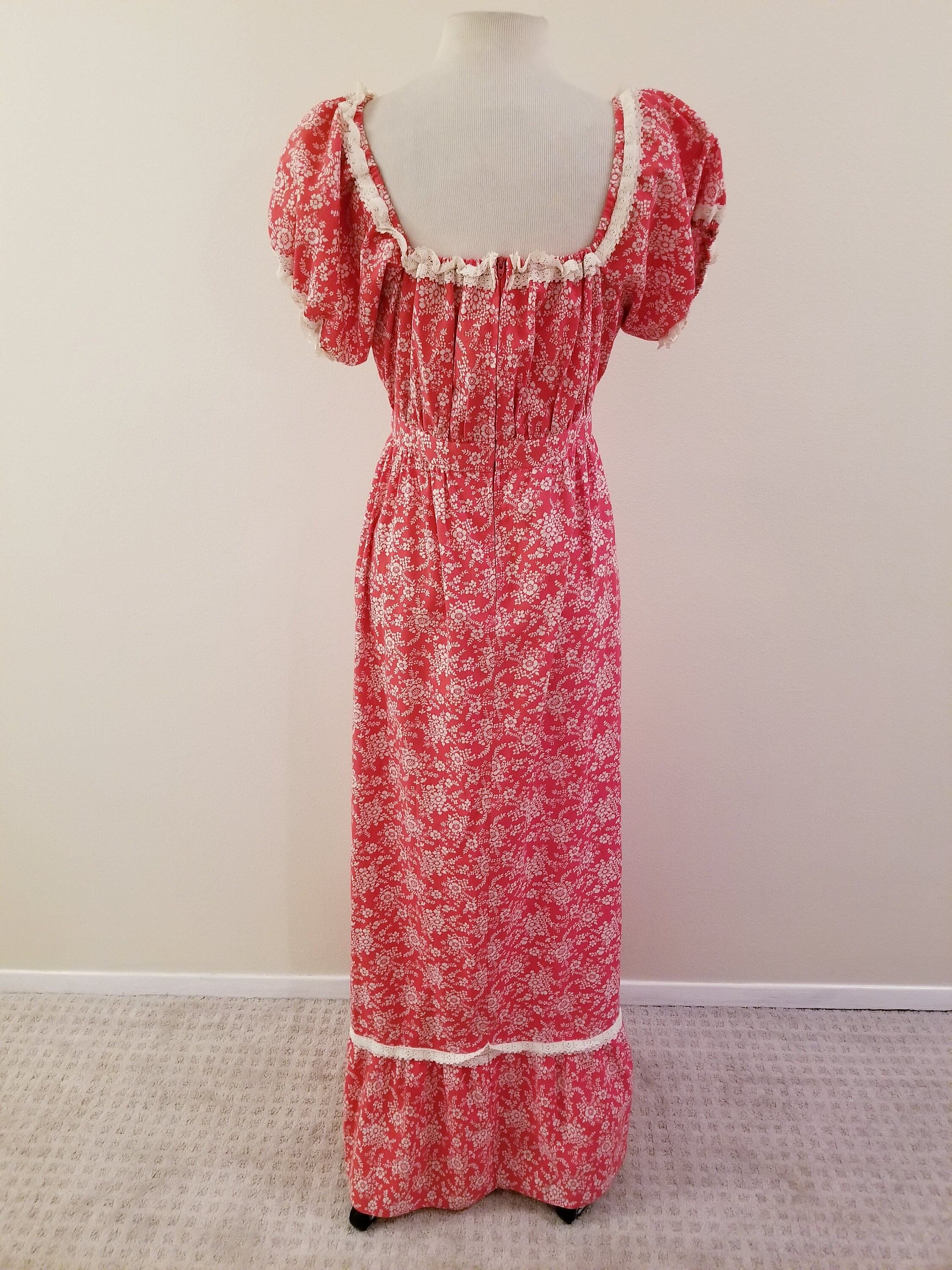 Vestido de pradera de longitud completa de mujer vintage de - Etsy México