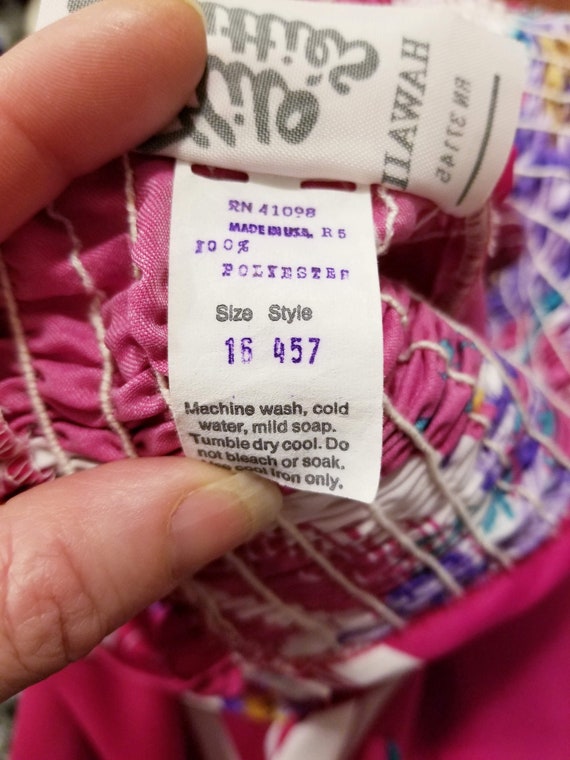 Vintage Women's Hilo Hattie does DeWeese Pink Hawaiia… - Gem