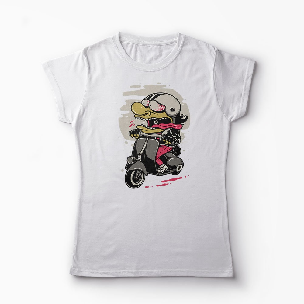 Crazy Funny Scooter T-shirt, Vespa Print Shirt, Riders Tees, Born to ...