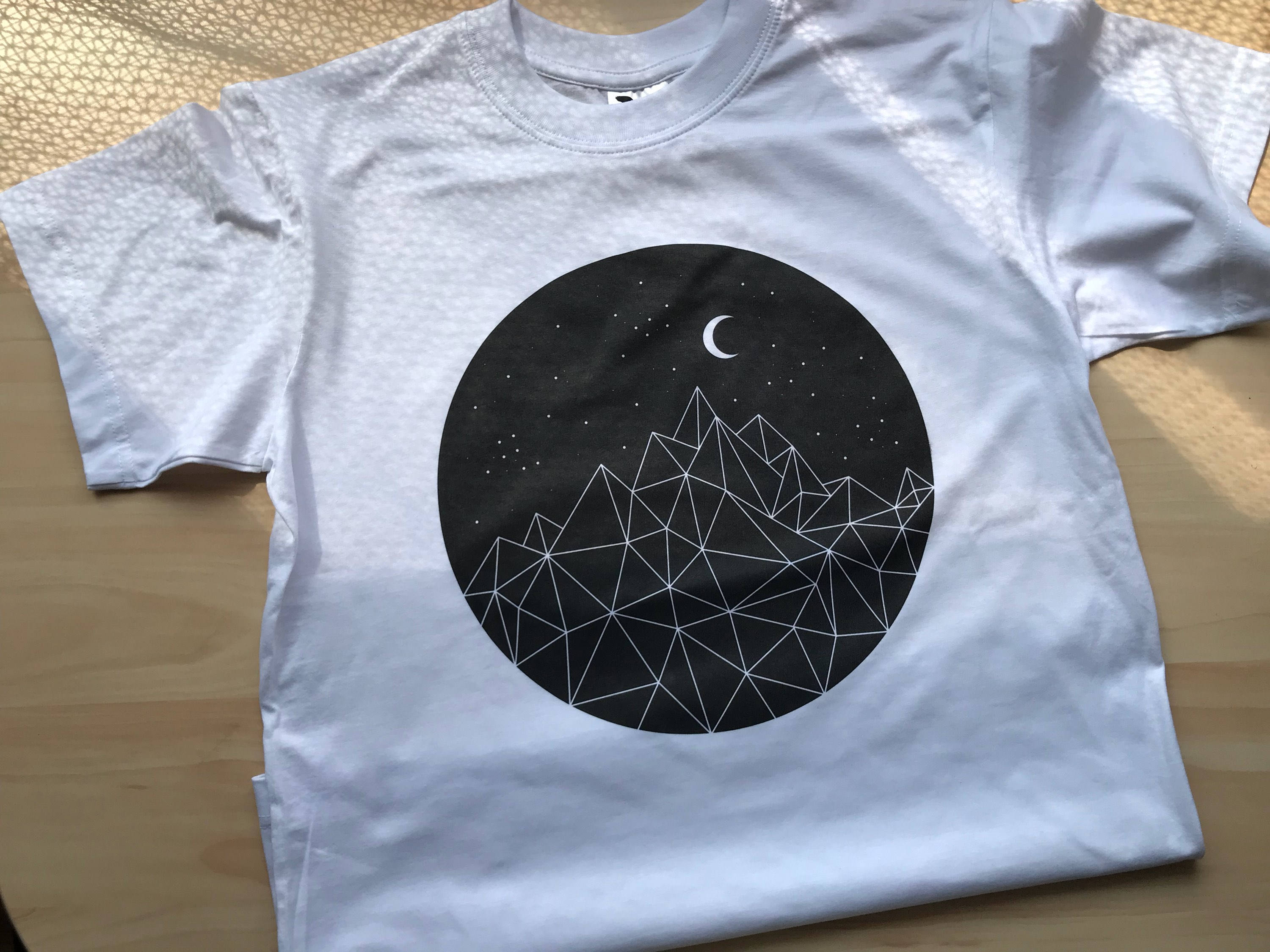 Moon Shirt, Mountain Shirt, Nature T Shirt, Camper Shirt, Graphic T ...