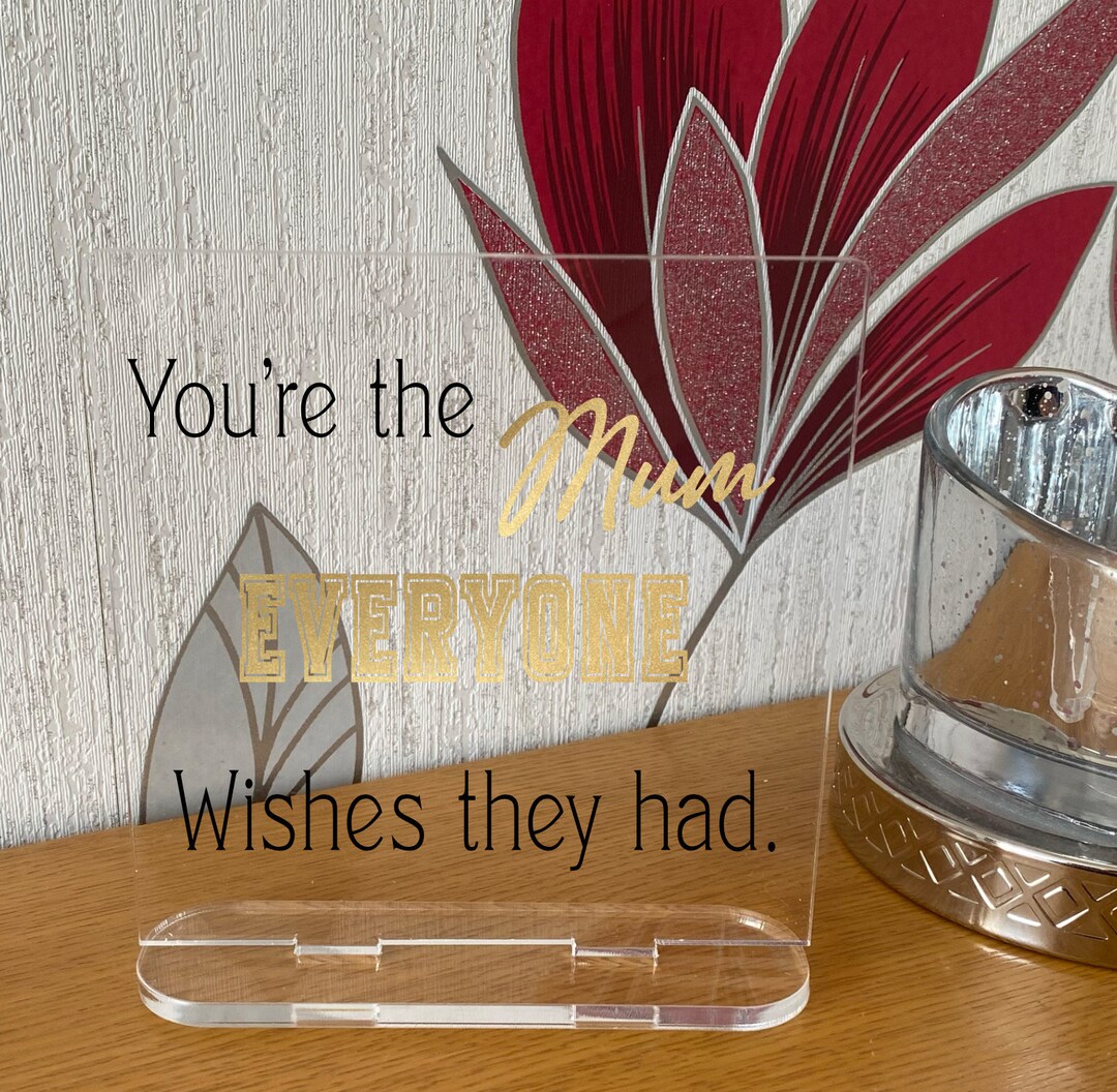 Mum Quote freestanding plaque, Gifts For Mums, Mum Gifts, Birthday ...