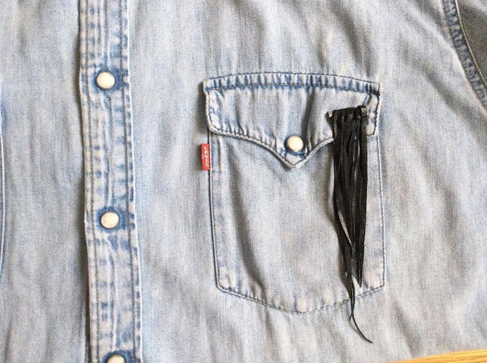 The Hoxton Cowboy // Leather Pin - Etsy