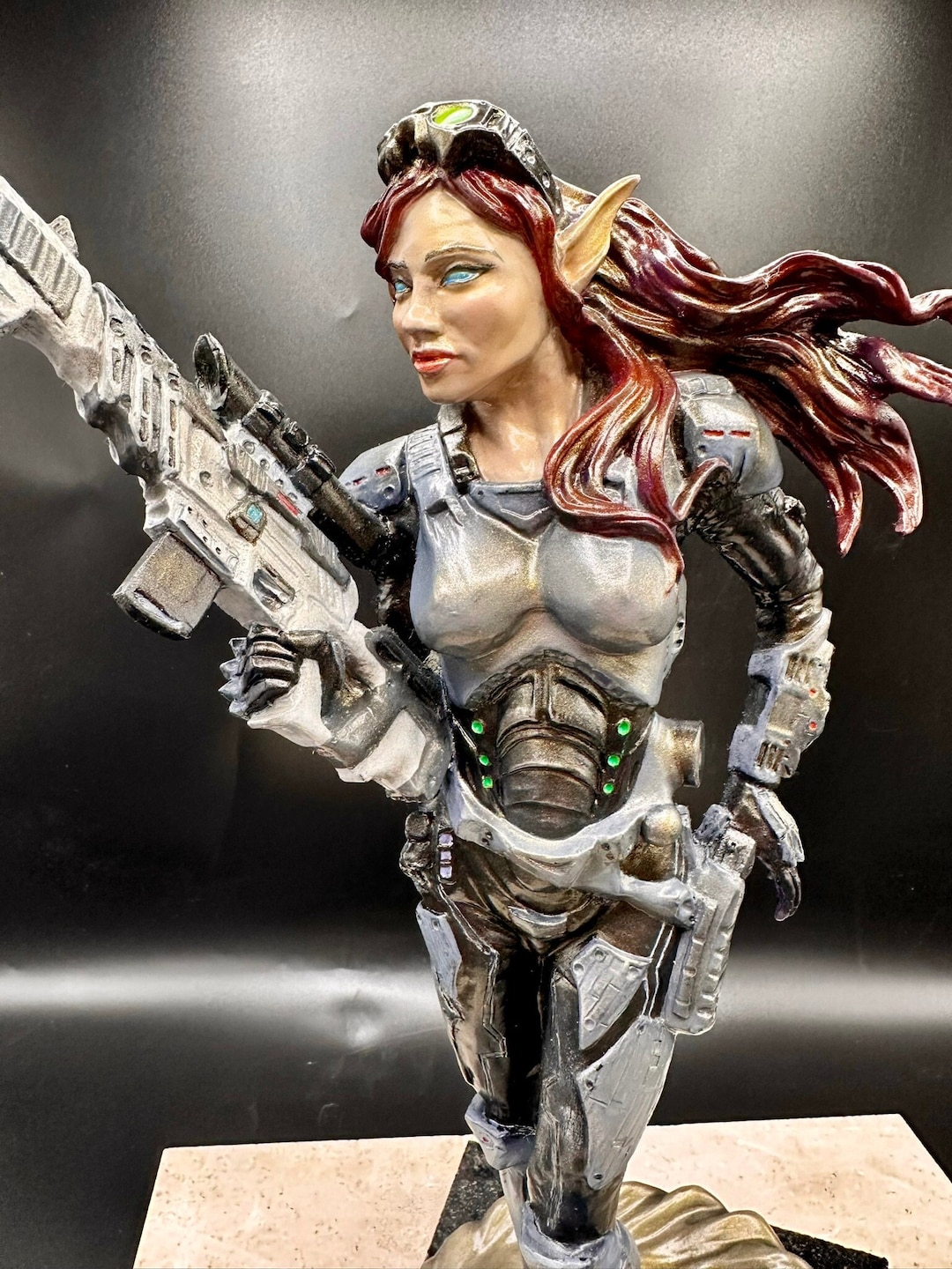 Custom Enigma Limited Ed. #2. Sci-fi Space Marine Sculpture, Sniper. Unique - Etsy